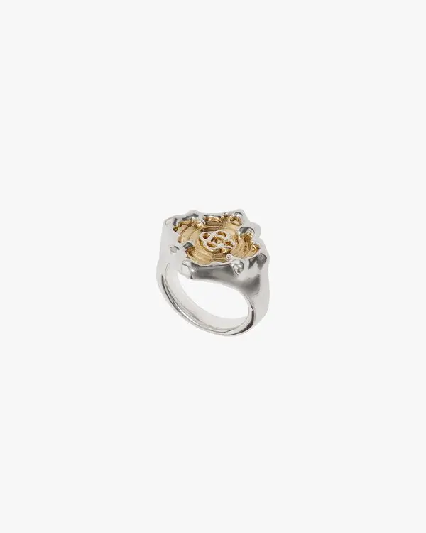 Casablanca Splash Signet Ring