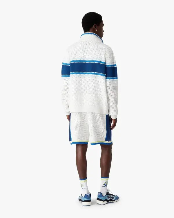 Casablanca Striped Mesh Track Jacket