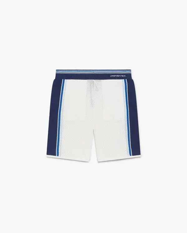 Casablanca Striped Mesh Track Shorts - Blue