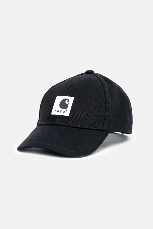 Sacai X Carhartt Wip Cap With Visor - Black