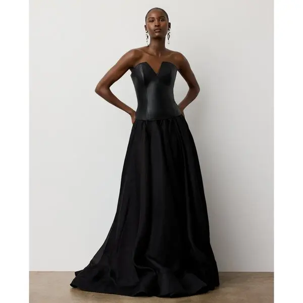 Ralph Lauren Harling Lambskin Bustier