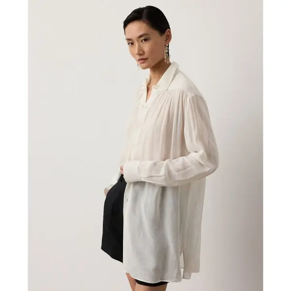 Ralph Lauren Karmen Linen Voile Shirt