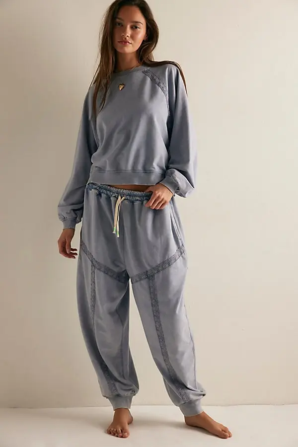 Free People Couch Club Pj Set - Early Night Combo