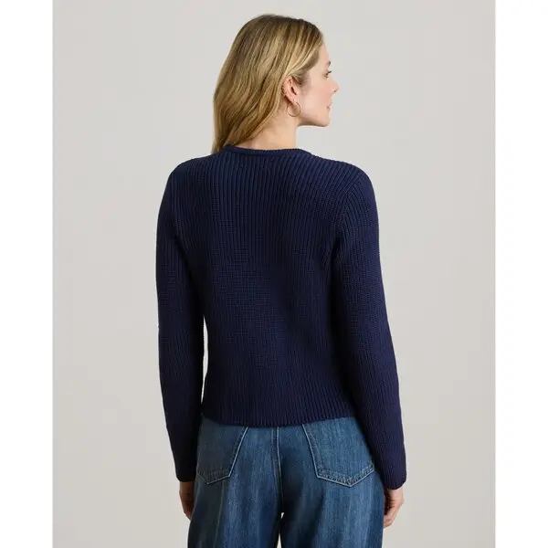 Ralph Lauren Double-breasted Cotton Sweater Jacket