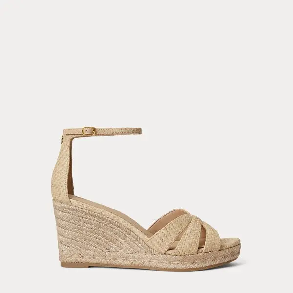 Ralph Lauren Nellie Raffia Espadrille