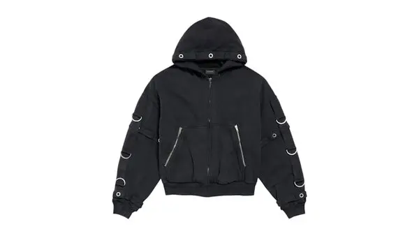 Balenciaga Cargo Zip-up Hoodie