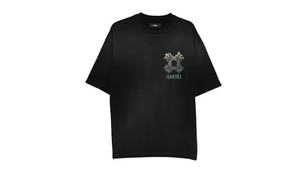 Amiri Ma Quad Flames Tee Shirt