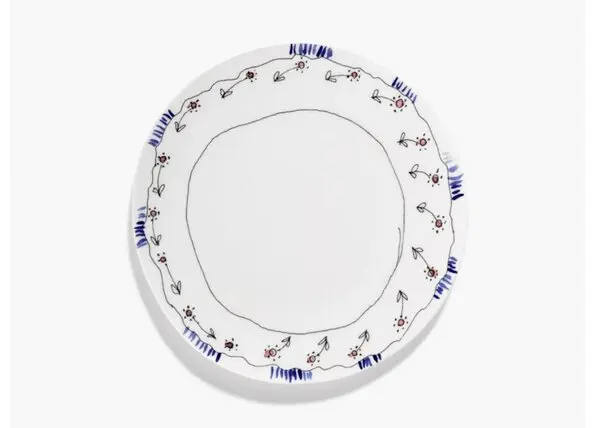 Marni X Serax Anemone Milk Starter Plate - Pink Blue