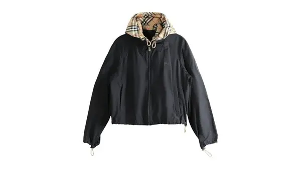 Burberry Double-faced Check Jacket - Black