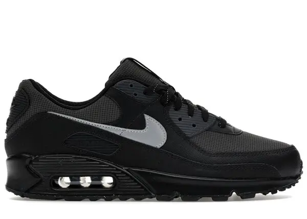 Nike Air Max 90 Sneakers - Black/reflective Silver/anthacite