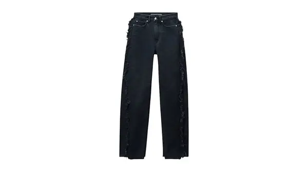 Alexander Wang Float Uneven Side Seam Jeans