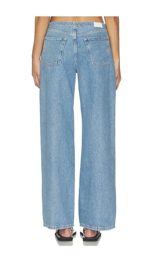 DL1961 Dl Aura Sienna Low Slung Relaxed Wide Leg Jeans - Blue
