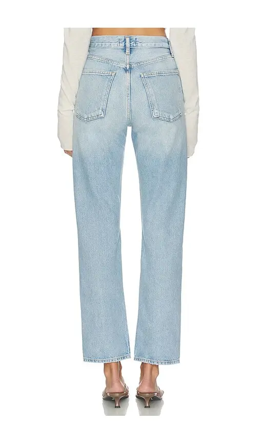 AGOLDE 90's Pinch Waist High Rise Straight Jeans - Blue