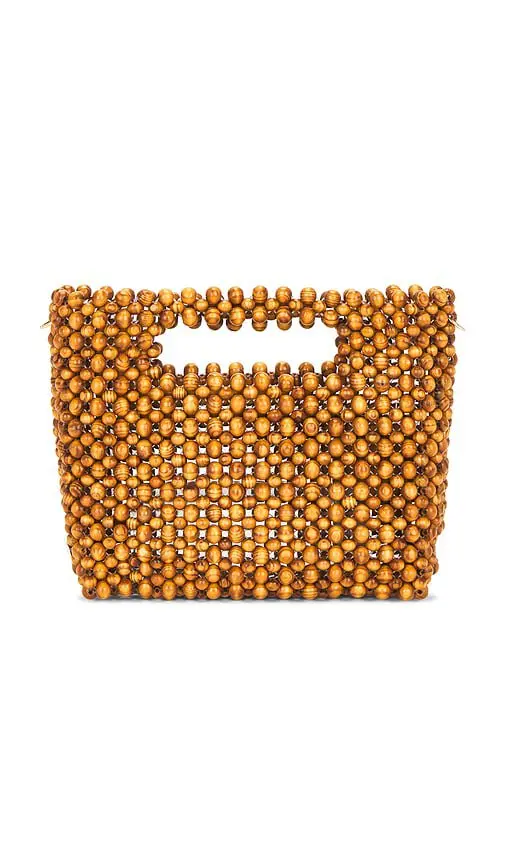Dolce Vita Wood Bead Shoulder Bag