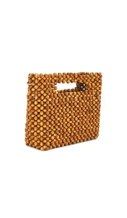 Dolce Vita Wood Bead Shoulder Bag