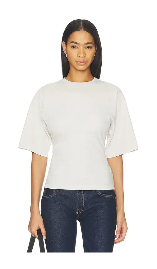 AGOLDE Storey Tee Shirt - Beige
