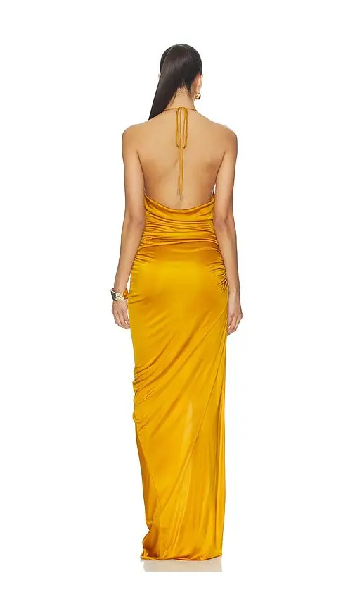 Atlein Draped Midi Dress