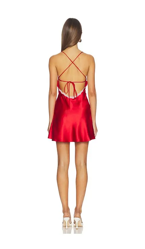 MORE TO COME Nadya Mini Dress - Red