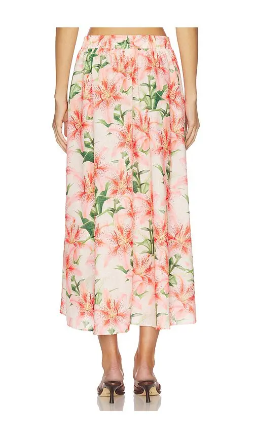 Peixoto Paula Midi Skirt - Pink