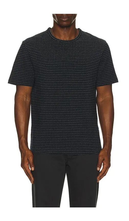 FRAME Jacquard Stripe Tee In . Also