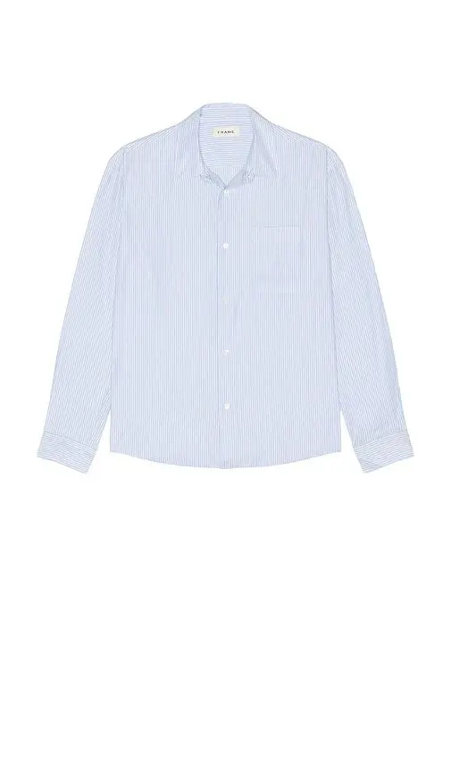 FRAME Relaxed Shirt In . Also - Blue