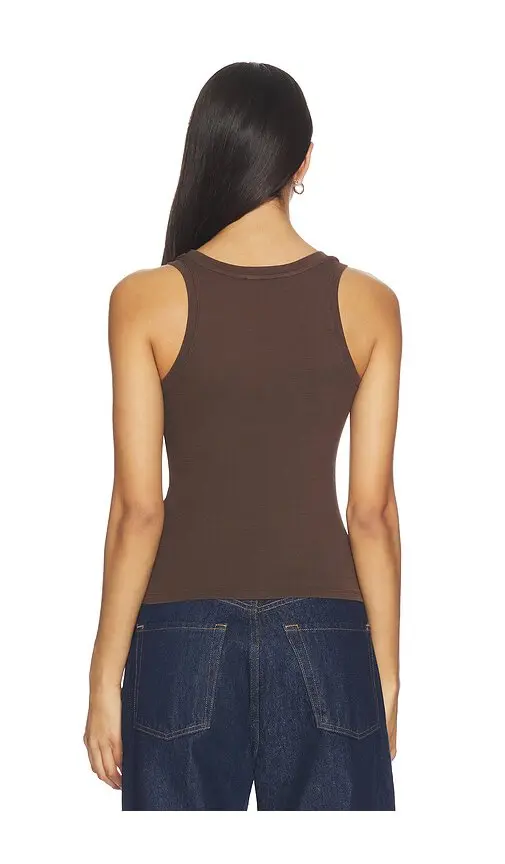 ROTATE BY BIRGER CHRISTENSEN Basic Ribbed Tank Top