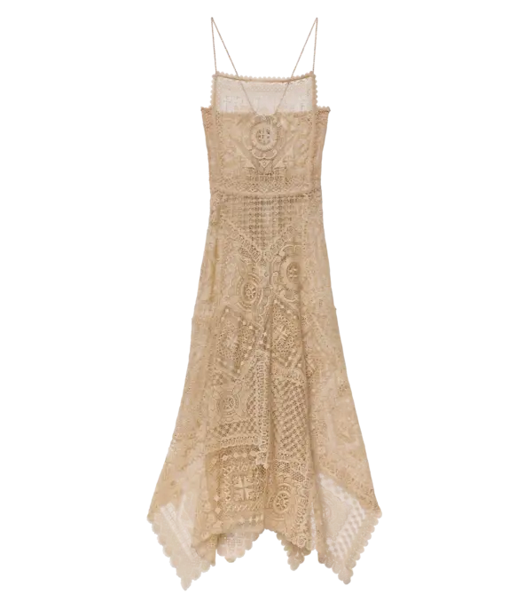 DÔEN Handkerchief Anniversary Dress - Paille