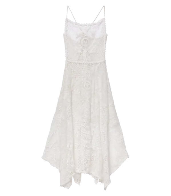 DÔEN Handkerchief Anniversary Dress - Salt