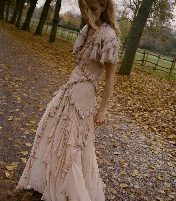 DÔEN Antoinette Anniversary Maxi Dress - Antique Blush