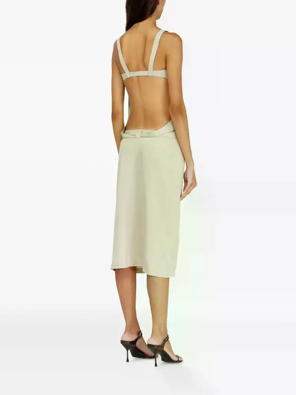 DIESEL® D-sana Square-neck Midi Dress