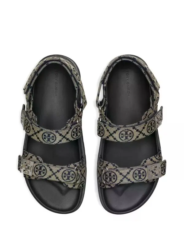 Tory Burch T Monogram Mellow Sport Sandal - Neutrals