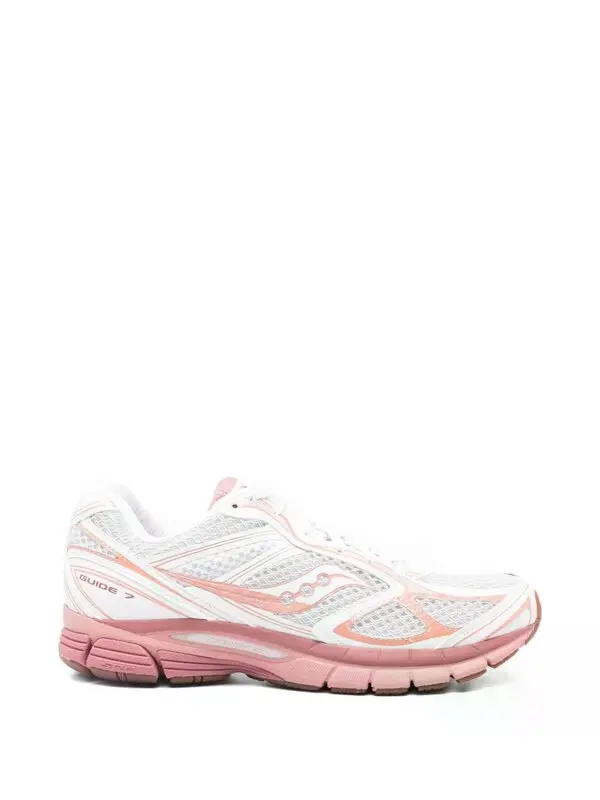 Saucony Progrid Guide Mesh-panel Sneakers - White