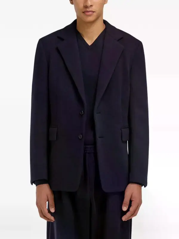 FERRAGAMO Single Breasted Jersey Blazer