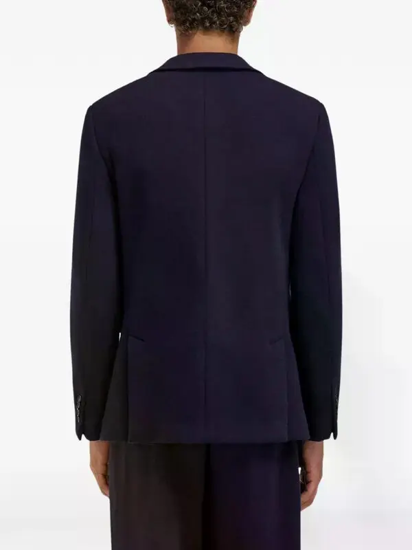 FERRAGAMO Single Breasted Jersey Blazer