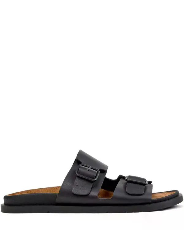 Camper Buckle Lluc Sandals - Black
