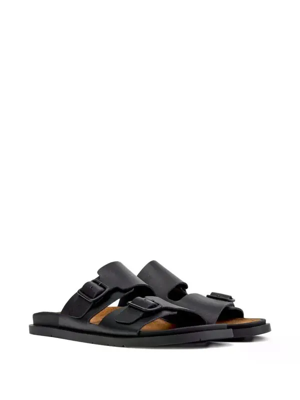 Camper Buckle Lluc Sandals - Black