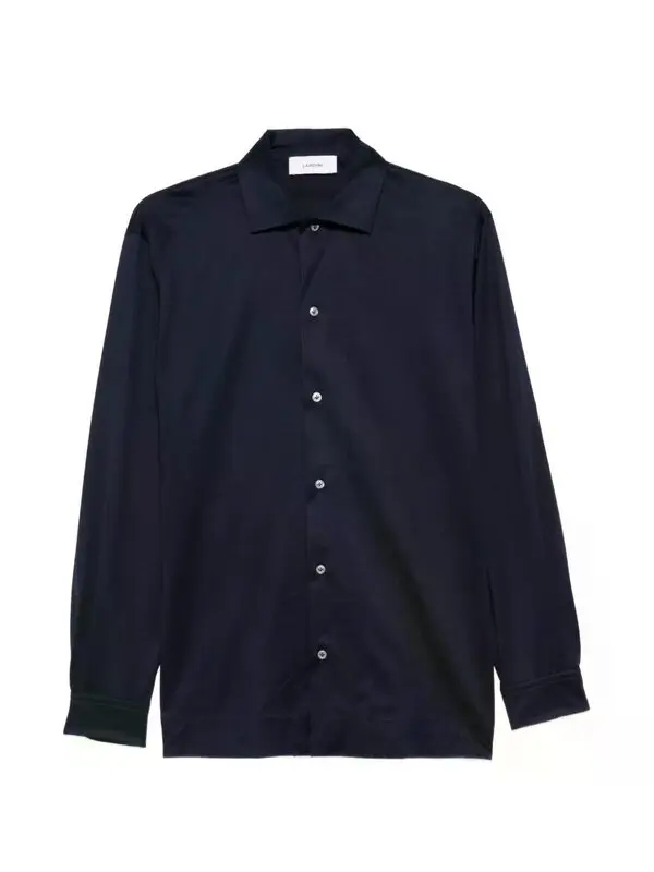LARDINI Buttoned Shirt - Blue