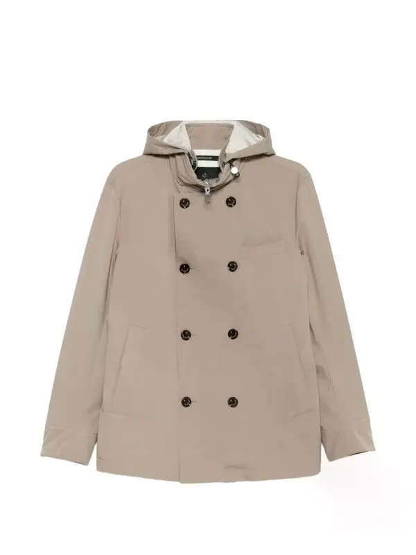 MONTECORE Double-breasted Hooded Jacket