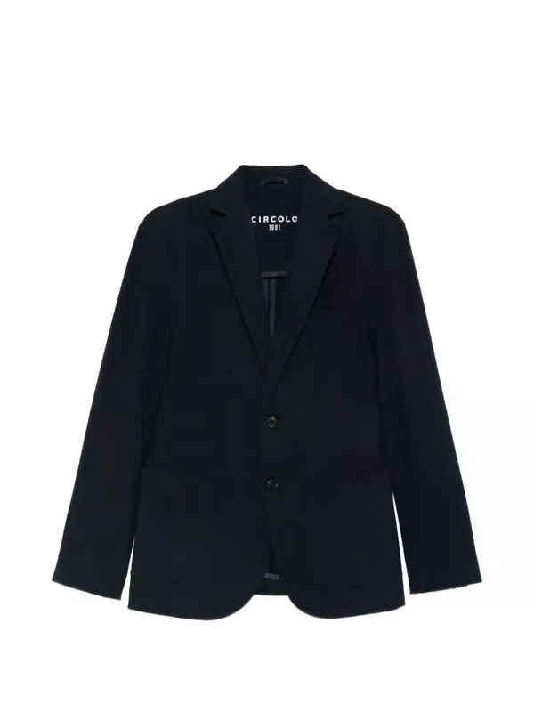 CIRCOLO 1901 Notched Pocket Blazer - Blue