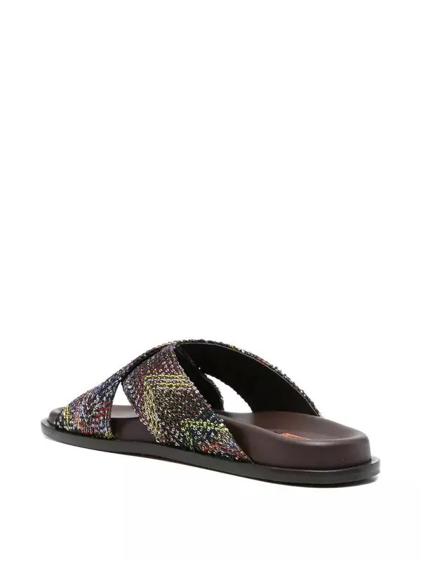 Missoni Sequin Criss-cross Sandals
