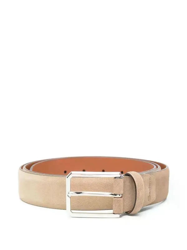 Santoni Leather Belt - Neutrals