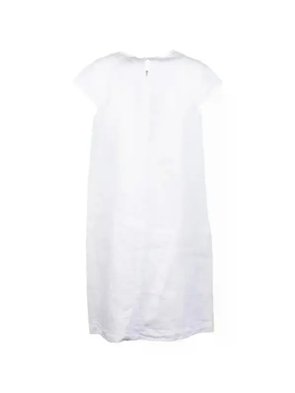 Aspesi Crew-neck Mini Dress - White
