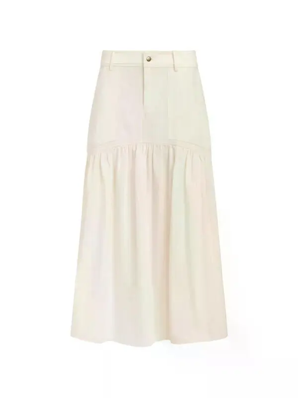 MARIE OLIVER Panelled Ruffled Skirt