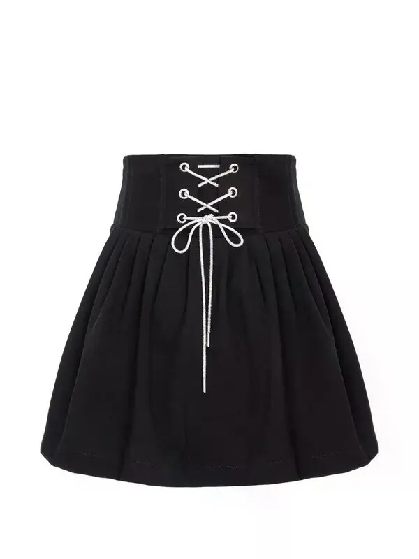 HAMZA A-line Skirt - Black