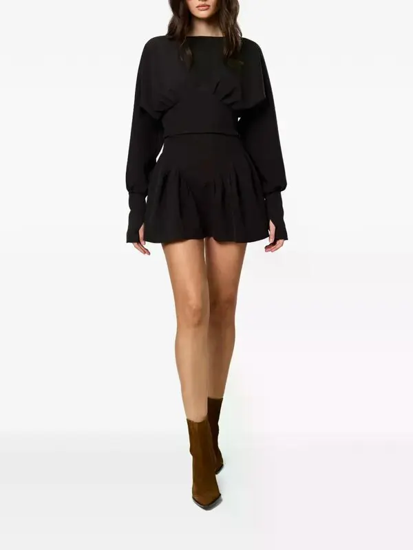 HAMZA A-line Skirt - Black