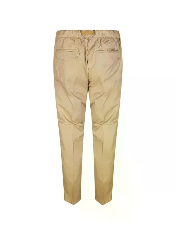 WHITE SAND Elasticated-waist Trousers