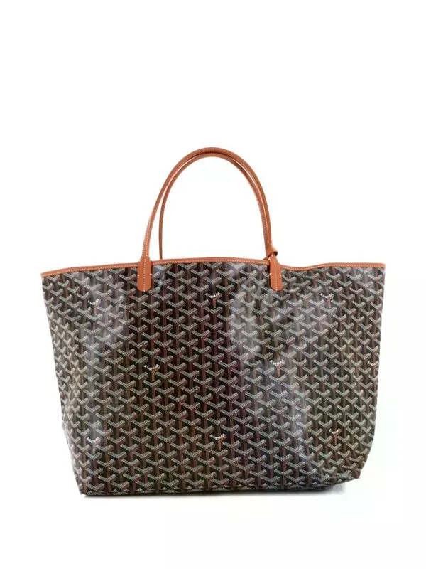 Goyard Saint Louis Coated Canvas Gm Tote Bag - Black