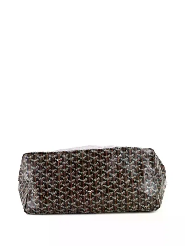 Goyard Saint Louis Coated Canvas Gm Tote Bag - Black