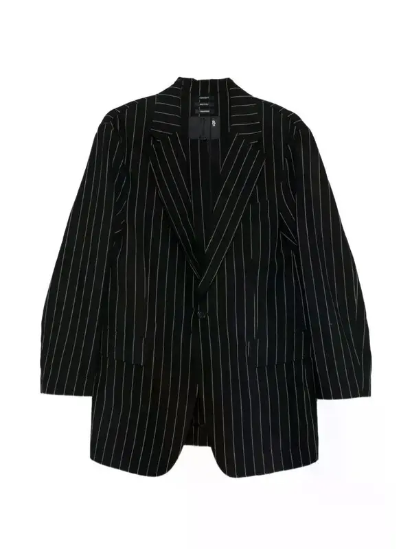 R13 Buttoned Pinstripe Blazer