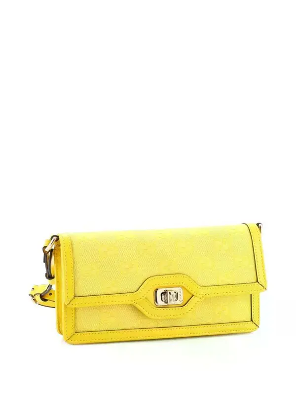 Gucci Luce Gg Canvas Mini Shoulder Bag - Yellow